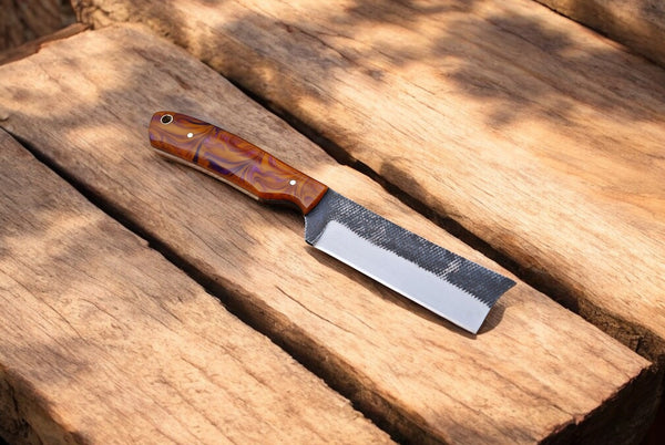 Premium Handmade Bull Cutter Knife – Sharp & Durable – Damascus Knife Store